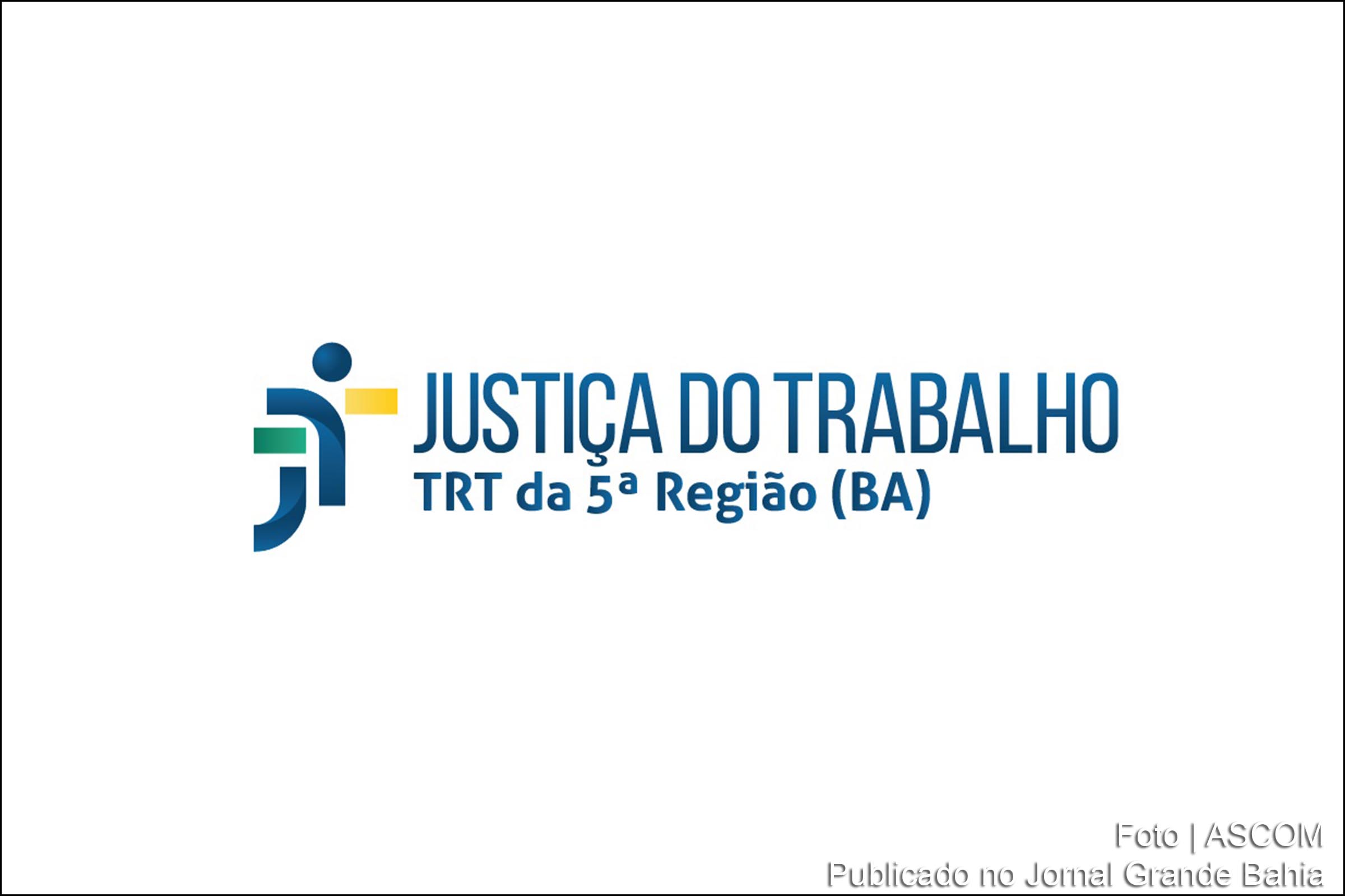 Logomarca do Tribunal Regional do Trabalho da 5ª Região (TRT5 Bahia ...
